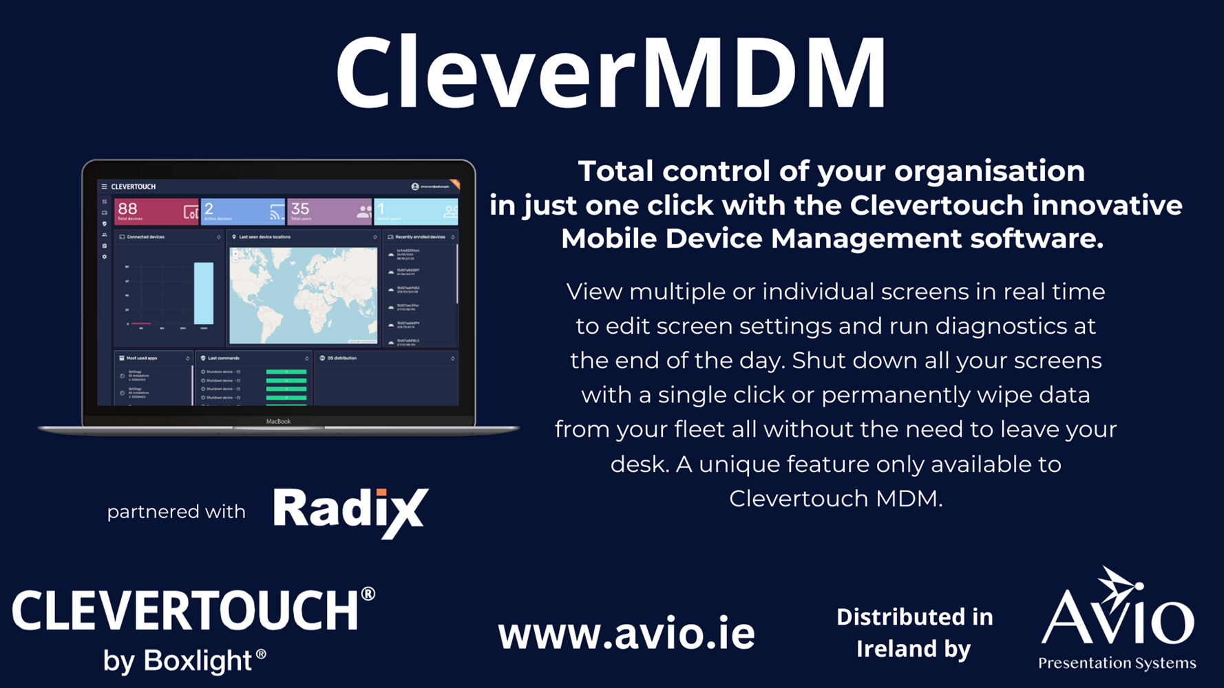 Clevertouch Mobile Device Management (MDM)