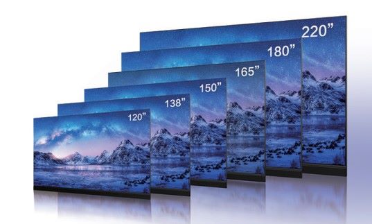 CleverWall 120" LED Display 1.38mm | Avio Presentation Systems