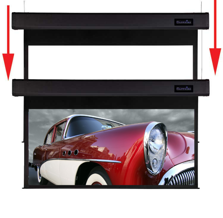 4m Sapphire Smart Move Dual motor Electric Screen 4:3 | Avio ...